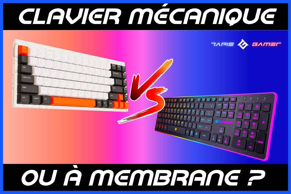 Clavier mécanique, à membrane ou optique : Lequel choisir
